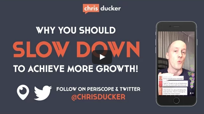 Why You Should Slow Down to Achieve More Growth Why You Should Slow Down to Achieve More Growth